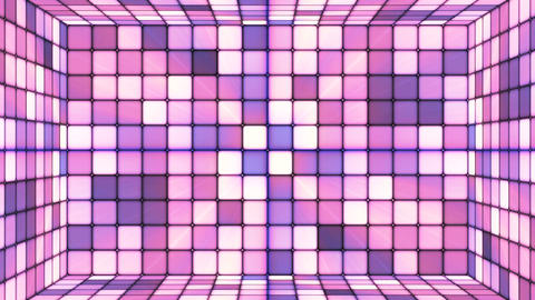 Broadcast Twinkling Hi-Tech Cubes Room, Purp Stock animation 10753258 ...