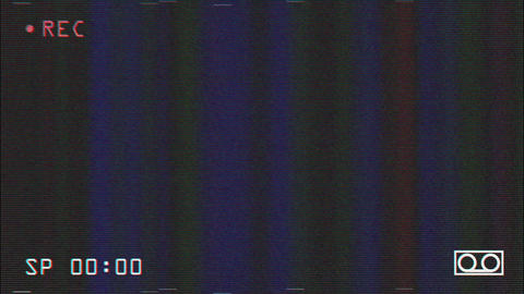 VHS Record Screen Live action footage 10949224 | MotionElements