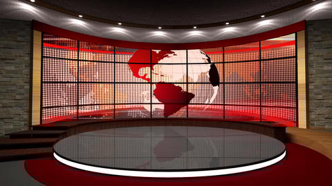 Tv Studio Set Background