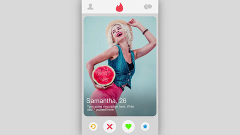 Tinder Swipe Match After Effects template 13324739 | MotionElements
