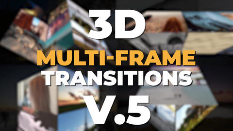 3D Multiframe Transitions v5 프리미어 프로 템플릿 15578418 | MotionElements
