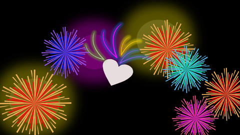Happy Birthday Animated Fireworks Happy Birthday Mega Party Animation