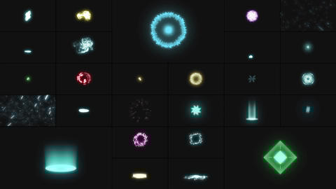 Holiday Magic VFX Pack After Effects template 22819515 | MotionElements