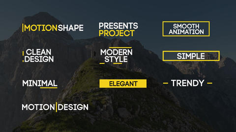 Motion Graphics template