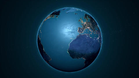 Slow Rotating Earth Animation Best Animations