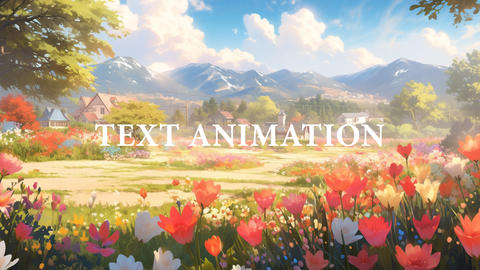 Flowing and disappearing text animati After Effects template 27146480 ...
