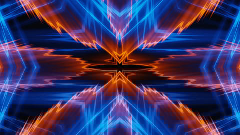 Orange Waves Background Looping