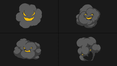 Explosion Smoke Face Elements After Effects template 29480372 ...