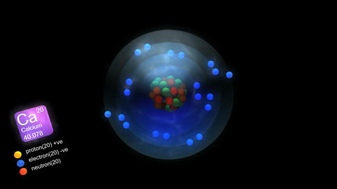 Calcium Molecule Model CaO Calcium Oxide 3d Molecule Isolated On White