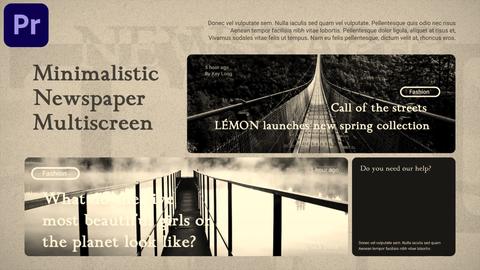 Digital Newspaper Cinematic Media O Motion Graphics template 30049896 ...