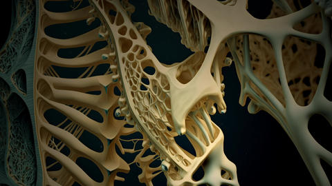 Animation - osteoporosis human bone spongy texture from GIF 31284499 ...