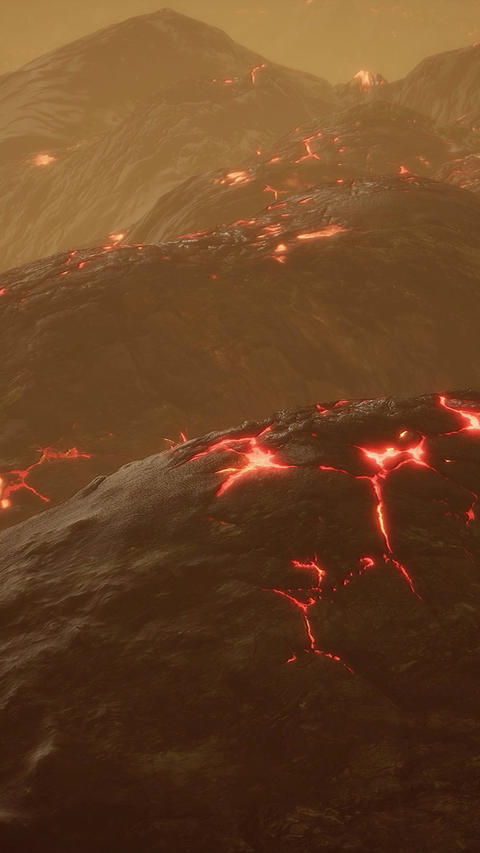 Active Volcano Screensaver Main