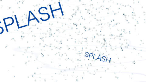 Water splash animation and text anima After Effects template 32101070 ...