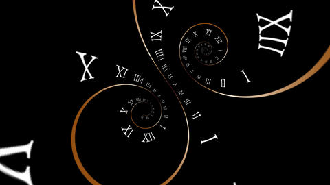 Infinity Time Spiral Business Time Concept Motion