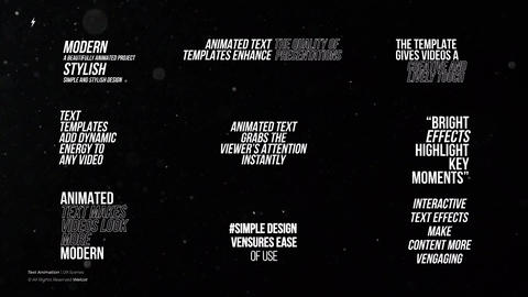 Text Animation Motion Graphics template 39204119 | MotionElements