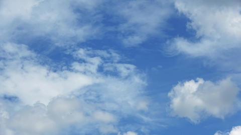 Blue sky and white clouds Time lapse Loop mater Animated GIF 39411427 ...