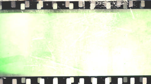 Old Film Frame Green Screen