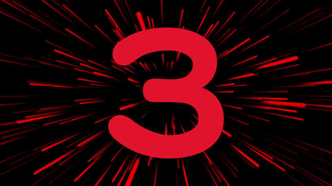 5 second countdown and flowing red concentrated Animated GIF 41553436 ...