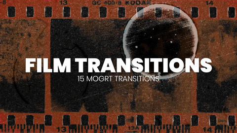 Film Transitions | MOGRT Motion Graphics template 40810694 | MotionElements