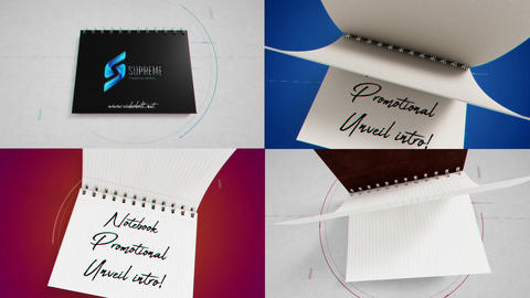 Business Notebook Unveil After Effects template 42008865 | MotionElements